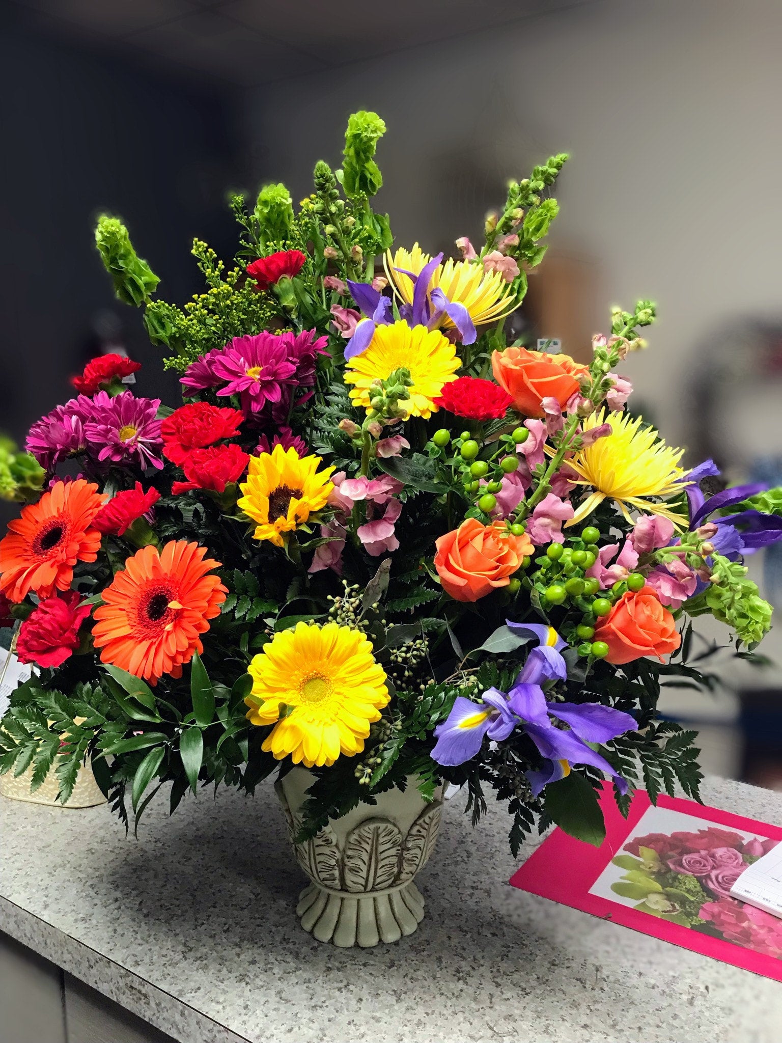 Bliss, Love, & Cheer Funeral Arrangement | Miss Lora’s Flowers and Gifts